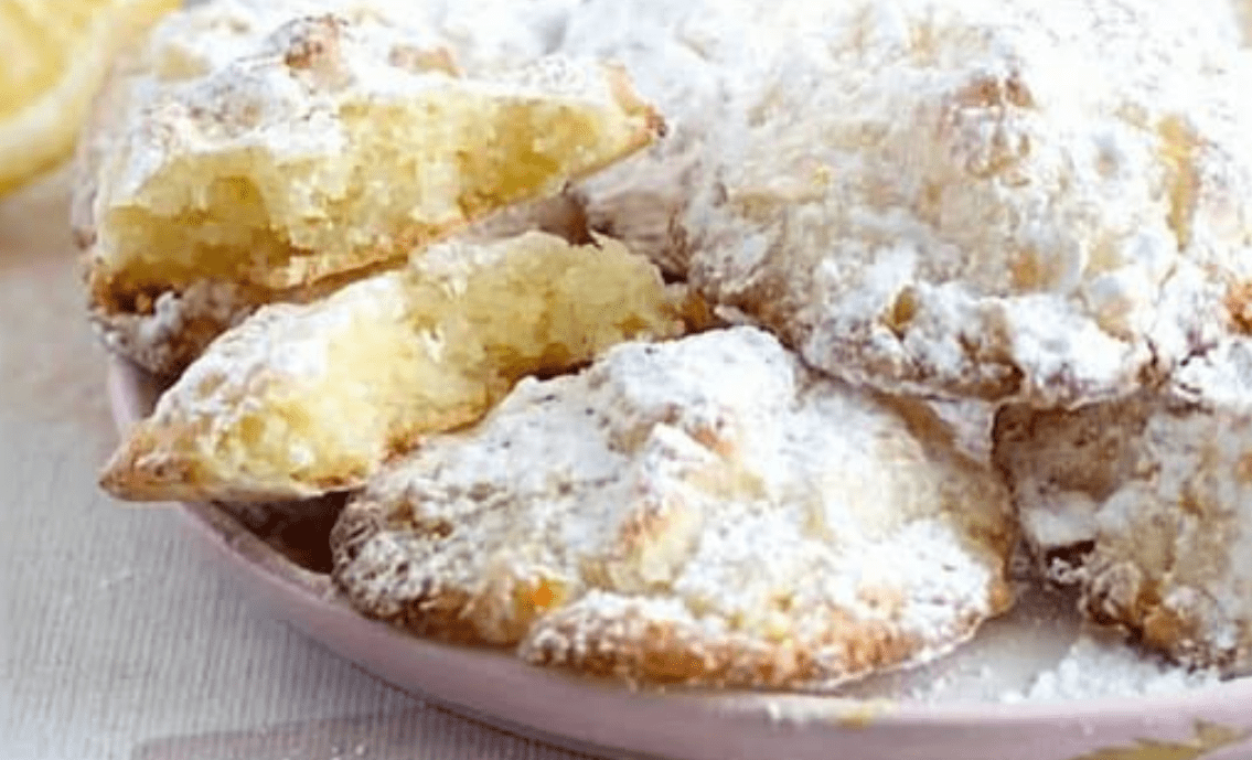 Lemon Cloud Cookies without Flour: irresistible softness in just 10 ...